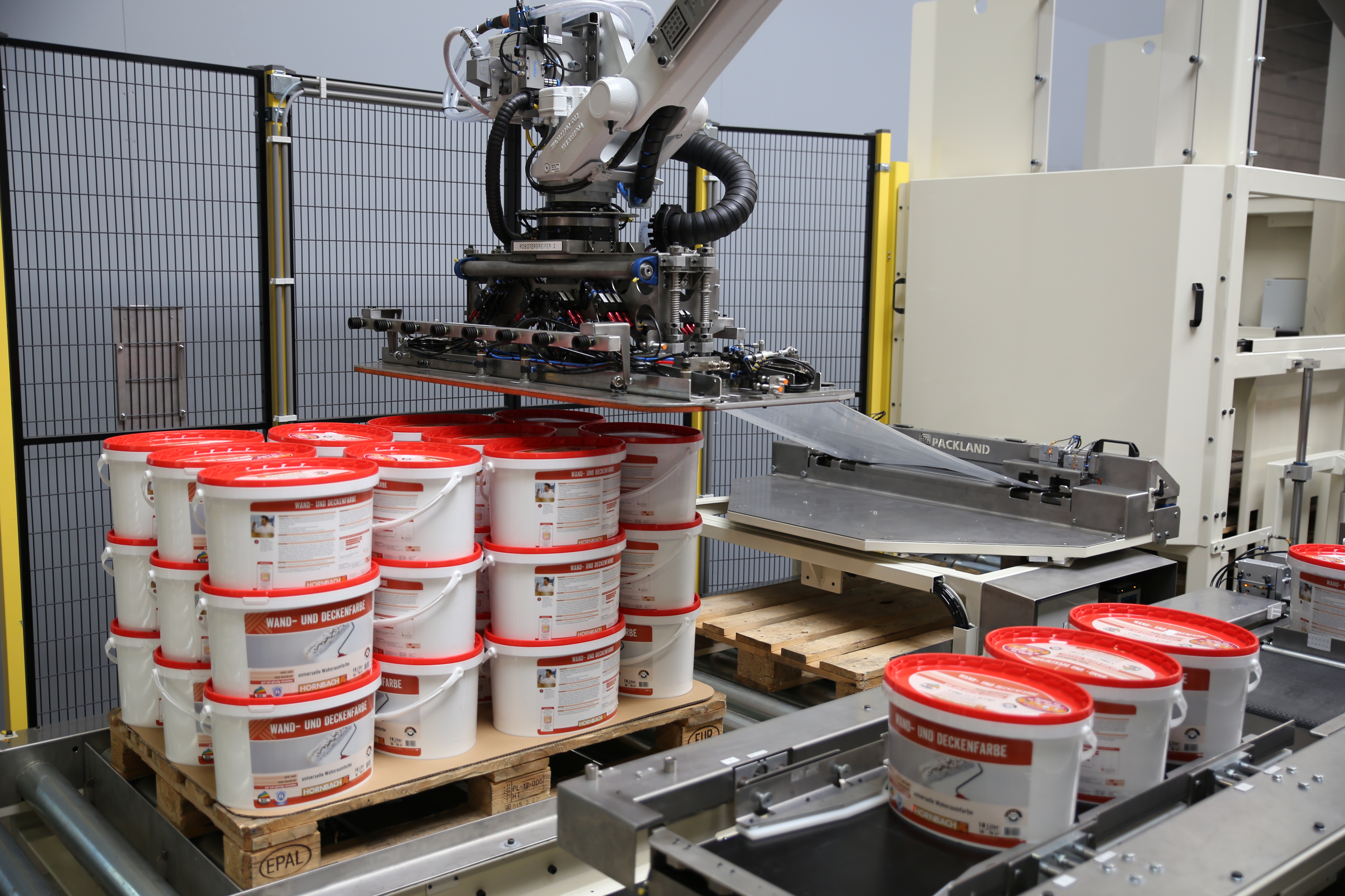 Packland Robot Palletiser - Packland procesmechanisatie